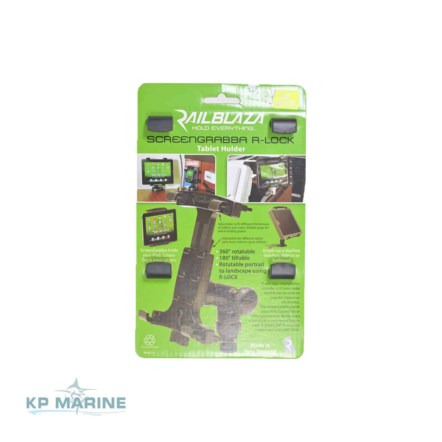 Railblaza Screengrabba R-Lock Tablet Holder - KP Marine