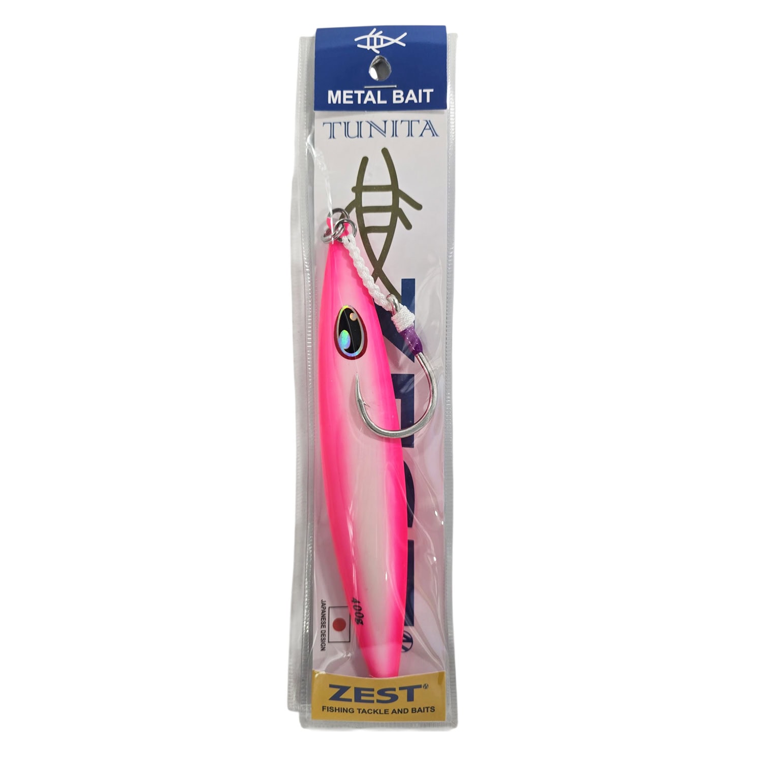 Zest Tuna Lumo Pink 150g jig - KP Marine